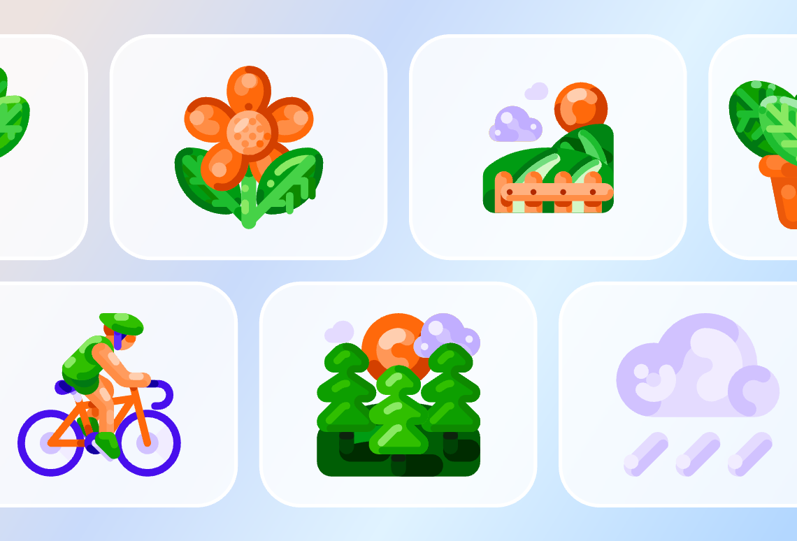 商务类线条风格扁平插画海报素材资源分享-即时设计